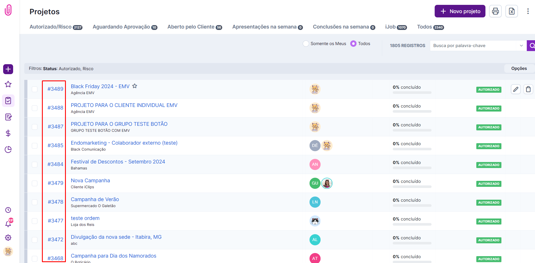 Saiba como criar novos Projetos no iClips - iClips - Central de Ajuda