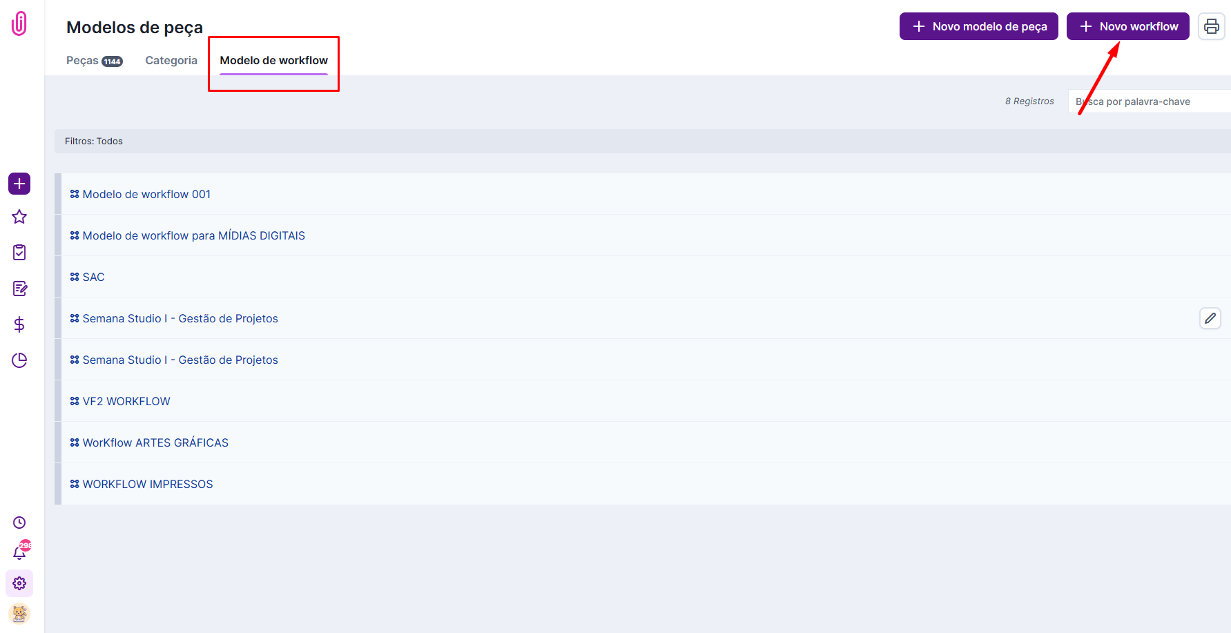 Como criar um modelo de workflow? - iClips - Central de Ajuda